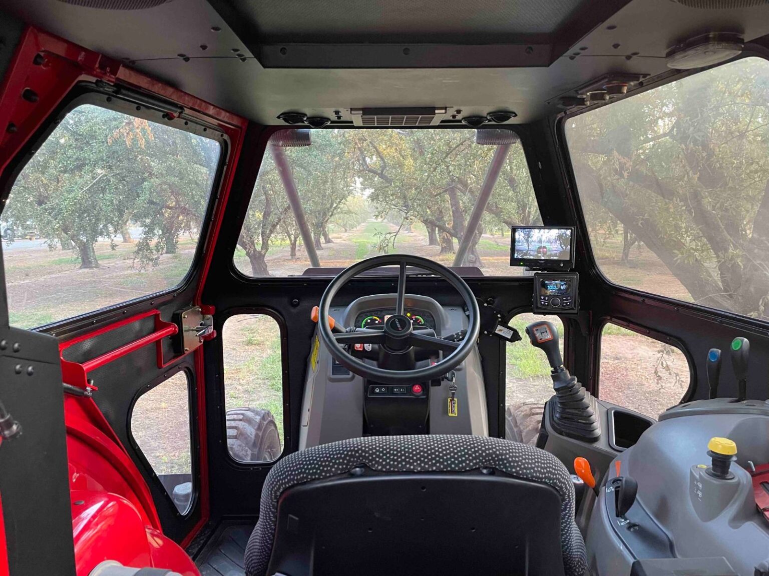 Comfortable, Quiet, and Safe Orchard Cabs with High Visibility