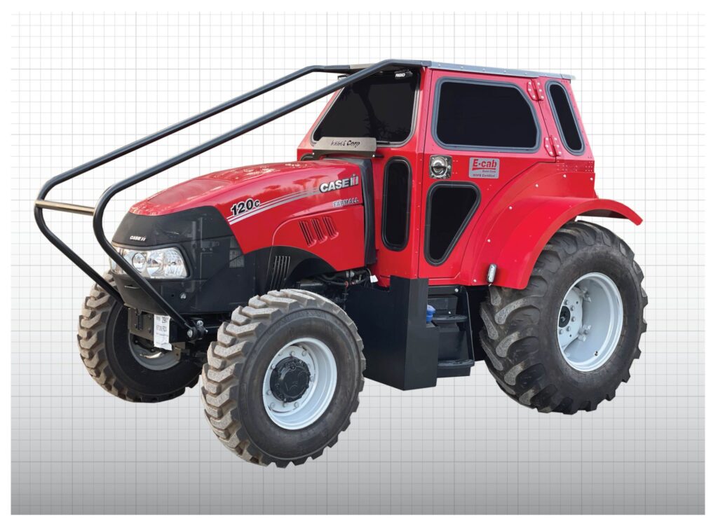 Comfortable, Quiet, and Safe Orchard Cabs with High Visibility